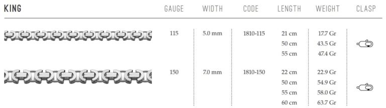 King Chain - Dazzling Manufacturing Jewellers